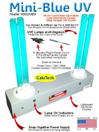 Calutech Mini-Blue UV Air Cleaner Purifier Sterilizer N2 free image ...