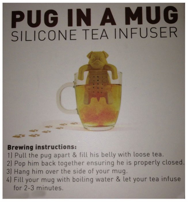 Pug In A Mug Silicone Tea Infuser free image download