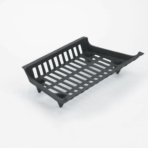 Copperfield 61302 23 Inch One Piece Cast Iron Grate, 23 Inch Front x 18 ...