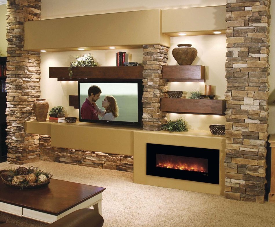 Modern Flames Builder Series Built-in Electric Fireplace, 40-Inch N3 ...