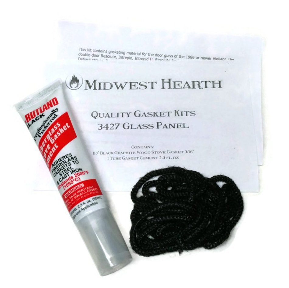 3427 Glass Panel Stove Gasket Kit for Vermont Castings | Premium Kit by ...
