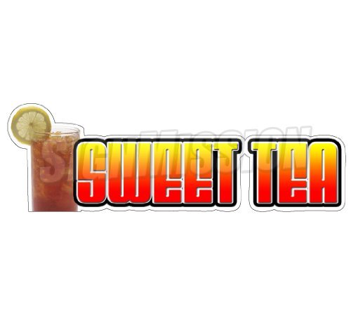SWEET TEA Concession Decal iced tea ice sign cart stand free image download