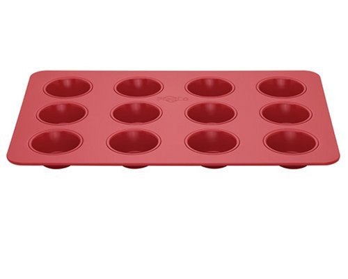 Bake Porter 12-Cup Muffin Pan, Red free image download