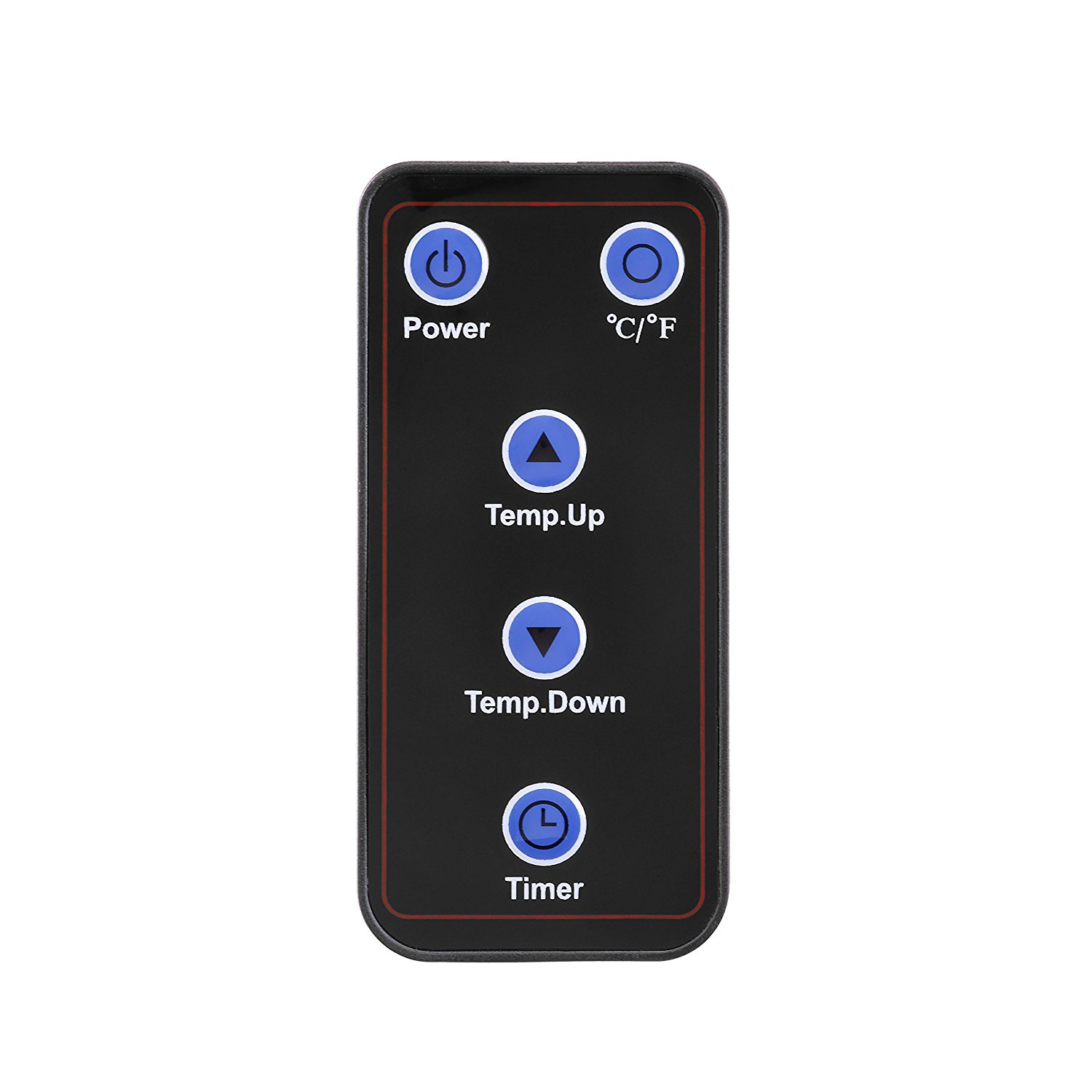 VonHaus 4 Element Portable Infrared Fan Heater with Remote Control ...