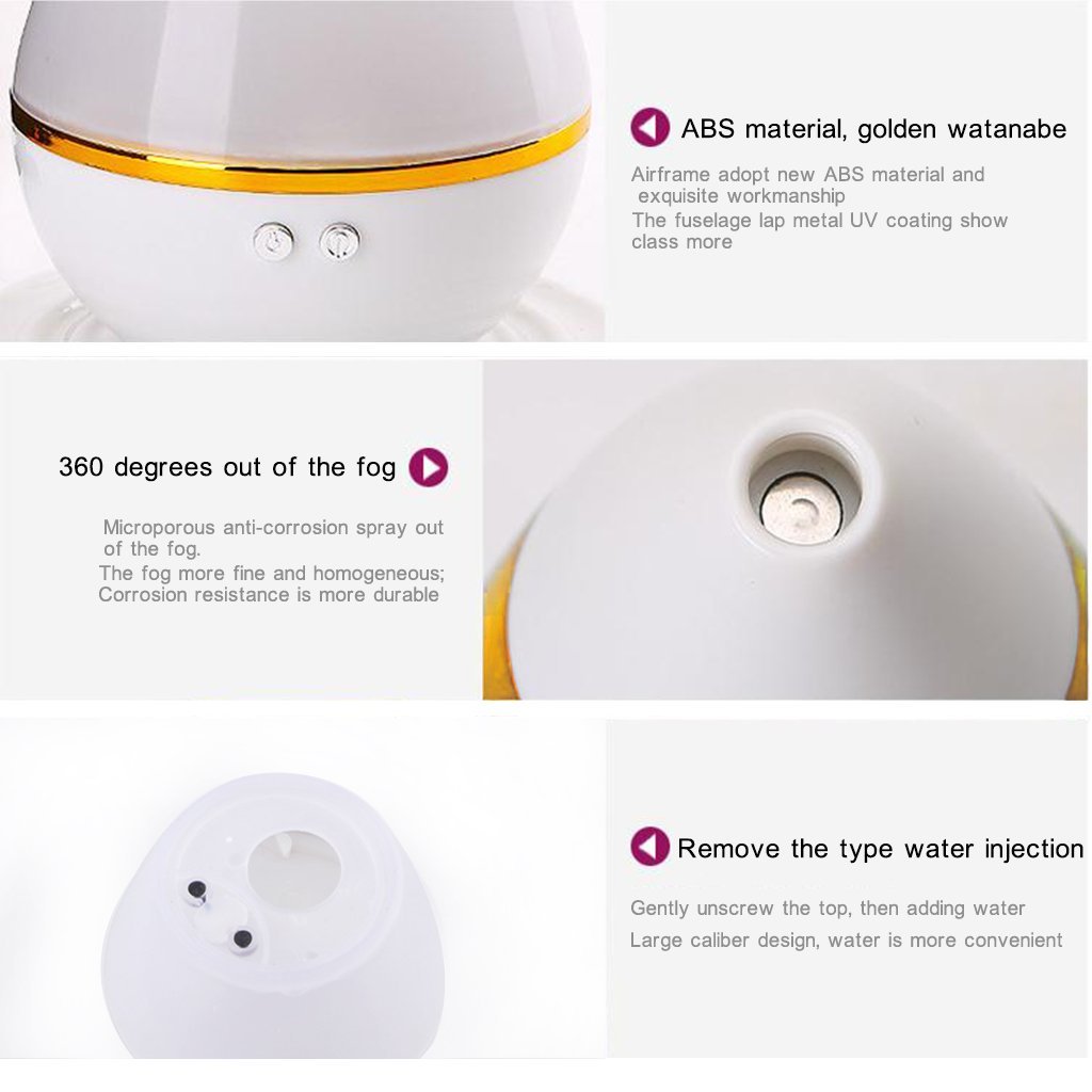 BIAL EX Mini Ultrasonic Humidifiers Cool Mist Humidifiers for Home ...