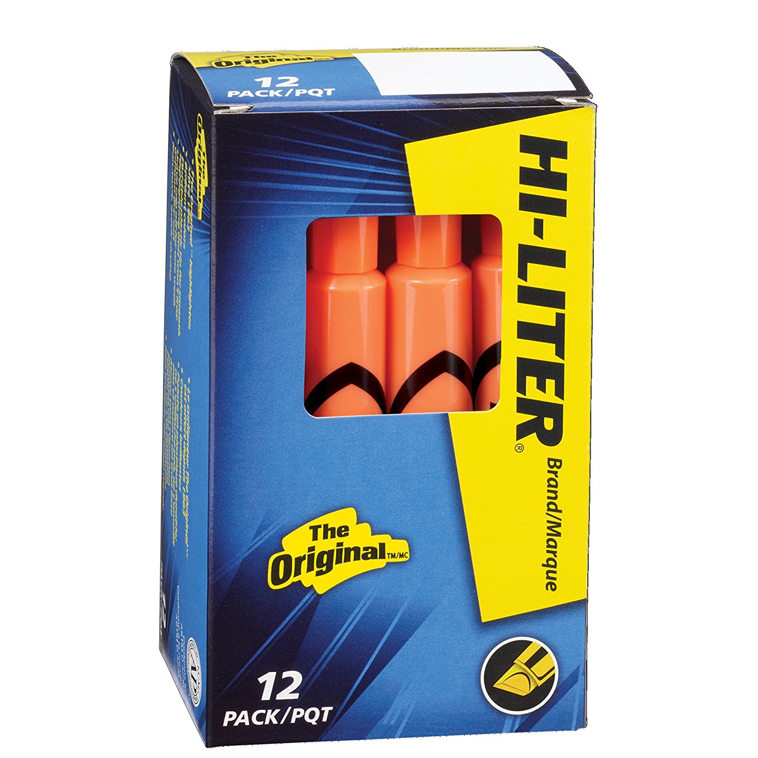 HI-LITER Desk Style, Blue, Box of 12 (24016) N2 free image download