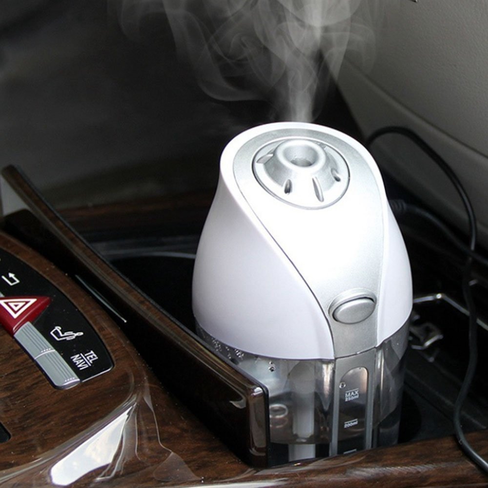 Eastlion Black Mini USB Car Ultrasonic Nebulizer Humidifier With ...