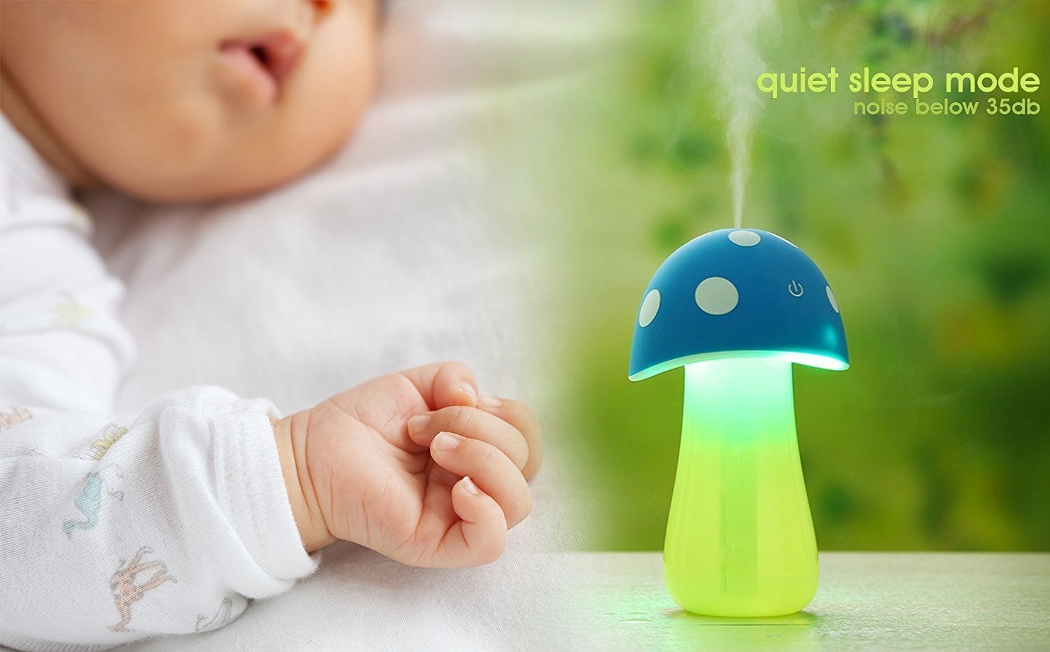 SpeedControl Exquisite Mushroom Air Humidifier 200ML Mini USB Portable ...