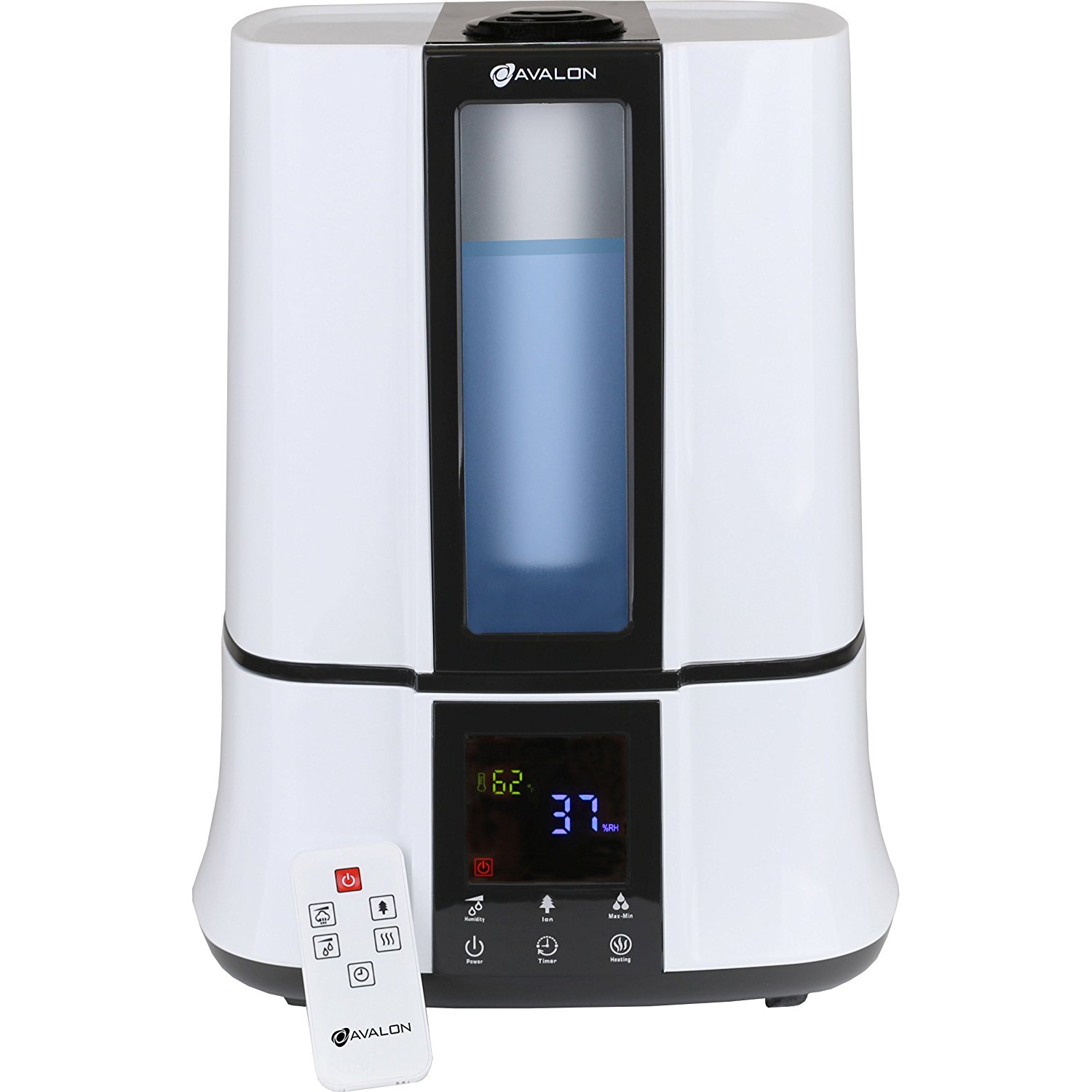 Avalon Ultrasonic Warm/Cool Mist Germ Free Digital Humidifier with ...