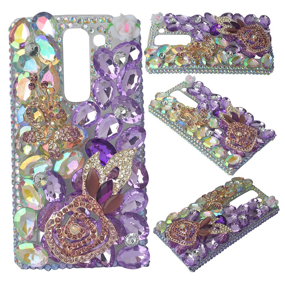 Spritech(TM) Bling Clear Phone Case For LG spirit h440 C70/LG Escape 2 ...