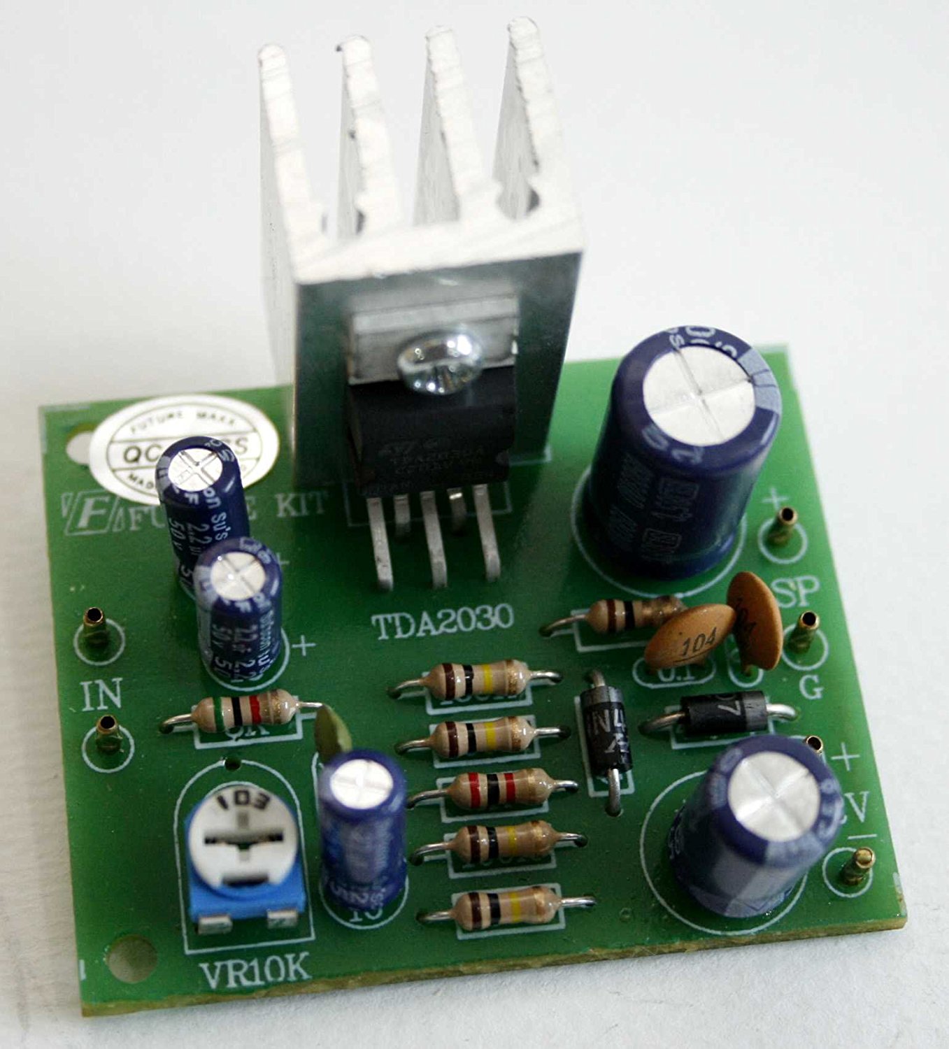 SMALL POWER AMPLIFIER 8 W MONO ASSEMBLED KIT FA604 free image download