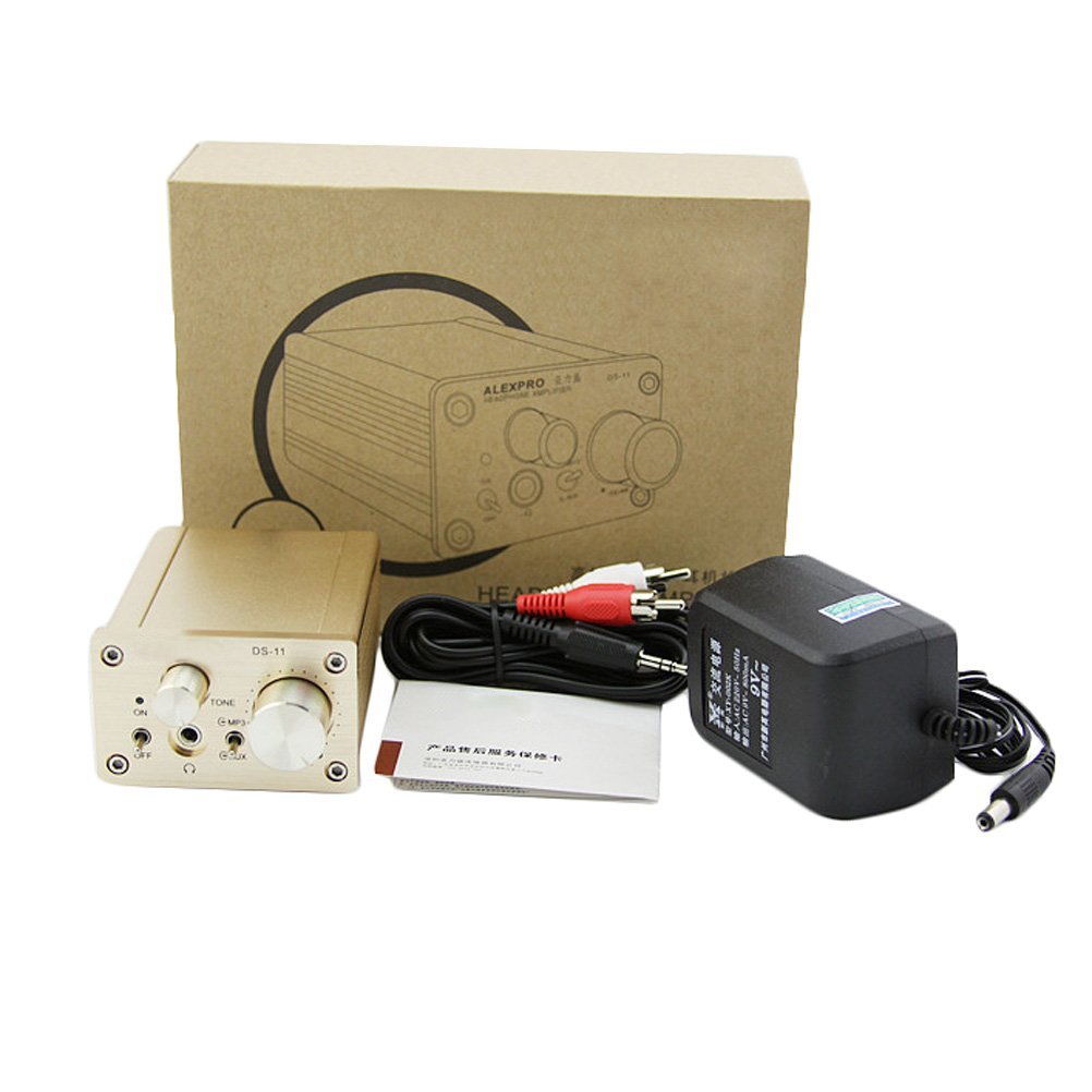 KEEPING Portable HiFi Headphone Amplifier Mini Stereo Power Pre ...