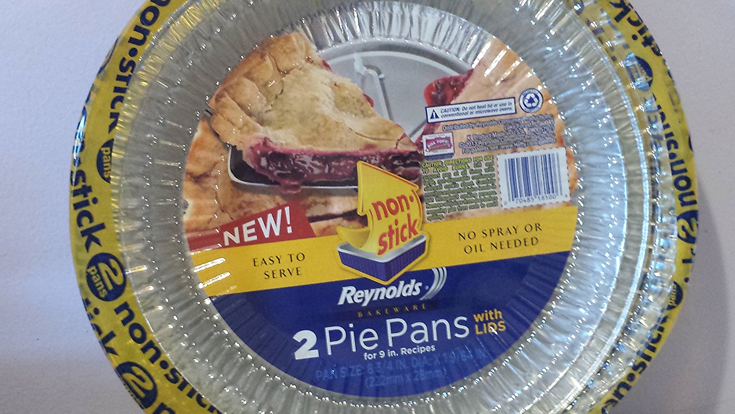 Reynolds Non-stick Pie Pans (2 Pie Pans with Lids) free image download