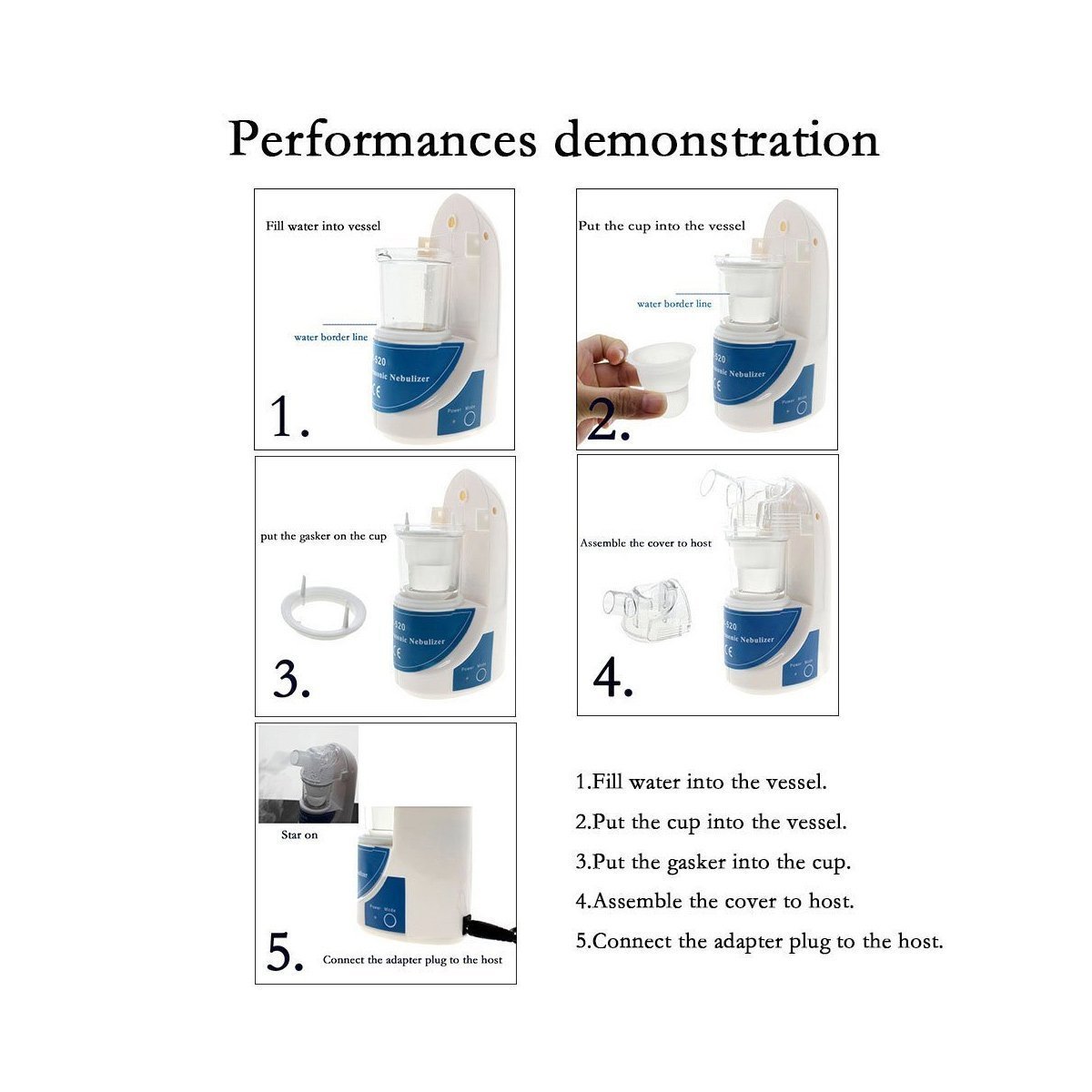 Cszlove Portable Ultrasonic Mesh Respirator Personal Handheld ...