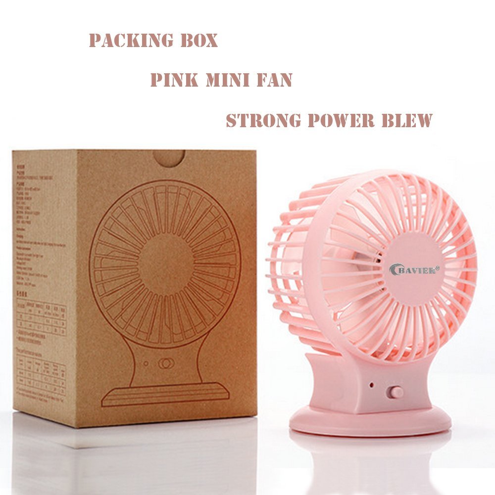 USB Mini Fan,BAVIER Sound-free design Desktop Fan,Portable USB Fan,2 ...