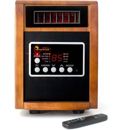 World’s First Infrared Space Heater, Built-In Humidifier, 1500W, 12 ...