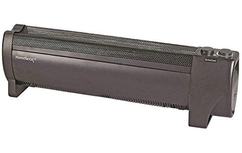 Homebasix Dl11 Electric Baseboard Heater, 25-1/8"w X 8-3/4"h, Black ...