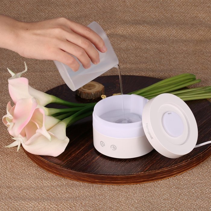 Homgeek LED changing colors Aroma Oil Diffuser Ultrasonic Humidifier ...