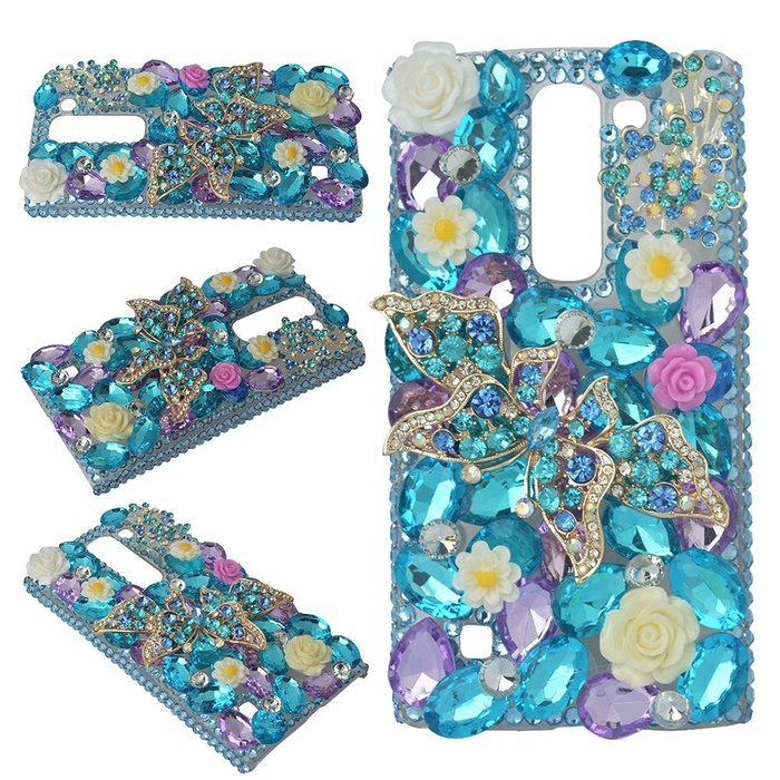 Spritech(TM) Bling Clear Phone Case For LG spirit h440 C70/LG Escape 2 ...