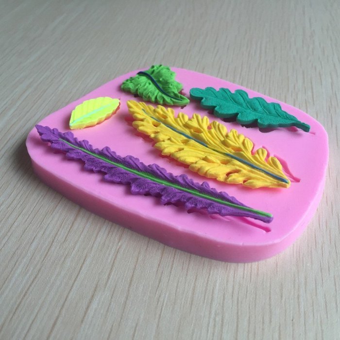 Anyana Leaves Silicone Fondant Mold Cake Decorating Pastry Gum Pastry ...