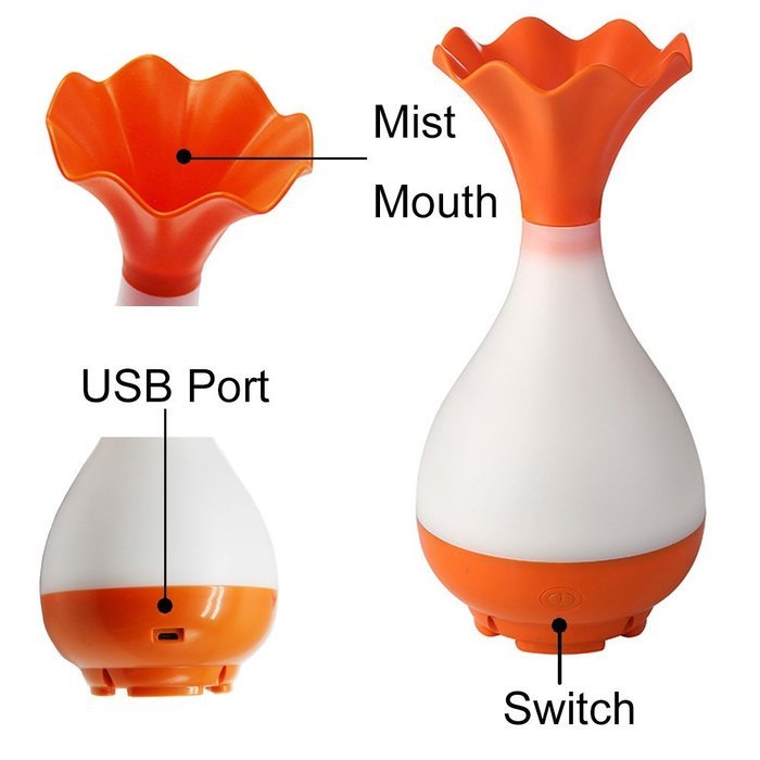 RipaFire Jady Pure Aromatherapy Humidifier Ultrasonic Sound Vibrations ...