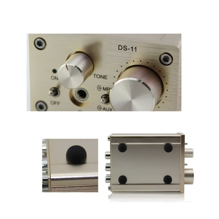 KEEPING Portable HiFi Headphone Amplifier Mini Stereo Power Pre ...