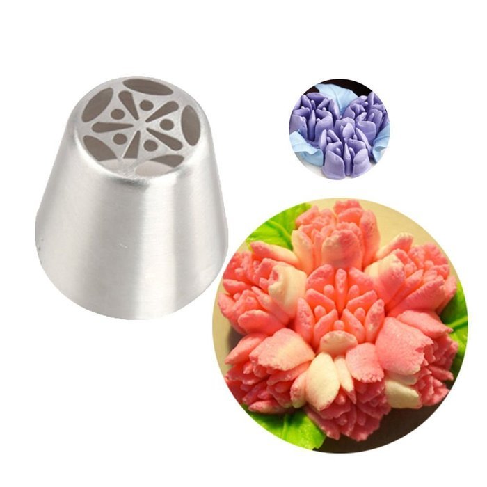 LIHAO 9 Piece Set Russian Piping Tips with Coupler N2 free image download