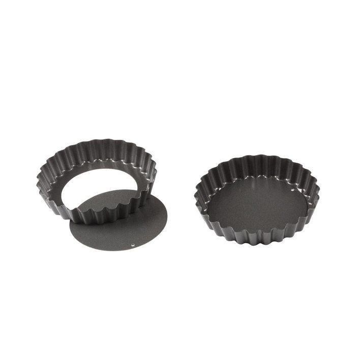 FortheChef's Deluxe Non-Stick Carbon Steel Professional 4" Quiche ...