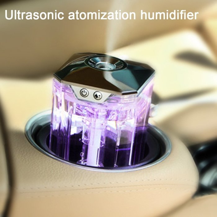 Ultrasonic USB air /Mist Humidifier,Crystal multi-light Humidifier ...