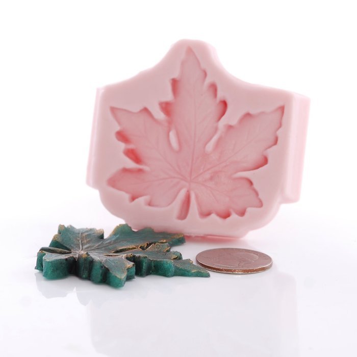 Silicone Maple Leaf Mold, Fondant, Candy, Chocolate, Food Safe, Polymer ...