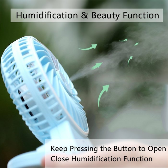 REMAX USB Fan Battery Rechargeable 2200mAh 18650 Mini Electric Fan 4.5h ...