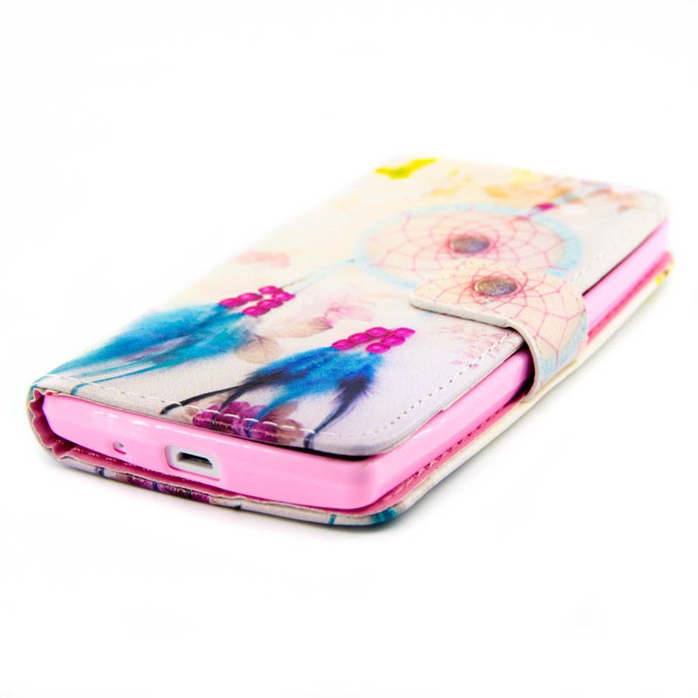 LG Leon/LG Tribute 2 LS665 Case-Yaheeda Pu Leather Wallet Flip Open ...