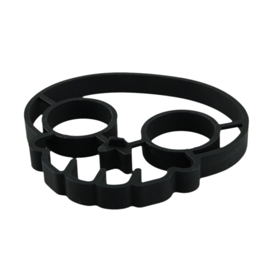 Outtop Silicone Egg Mold Ring [Black Skull] Shaper Egg Ring Cooking ...