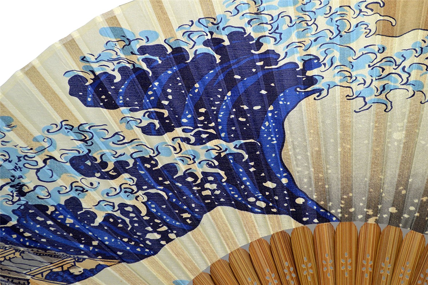 TANG DYNASTY(TM) High Quality Japanese Silks Hand Fan Wave Handheld Fan ...