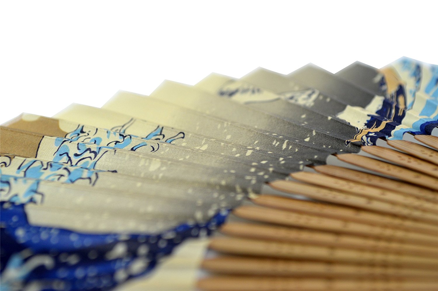 TANG DYNASTY(TM) High Quality Japanese Silks Hand Fan Wave Handheld Fan ...