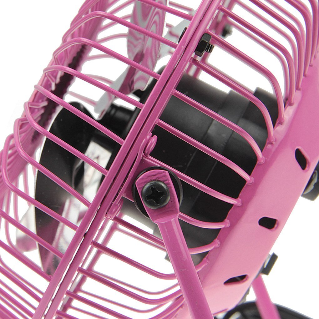 Bao Xin 360 Degrees Rotating USB Powered Tabletop Fan Mini Metal ...