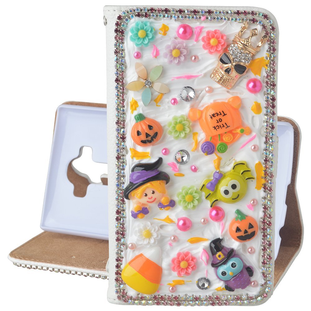 For ZTE ZMAX Z970 Hallowmas Theme Phone Case,Yaheeda 3D Handmade Stones ...
