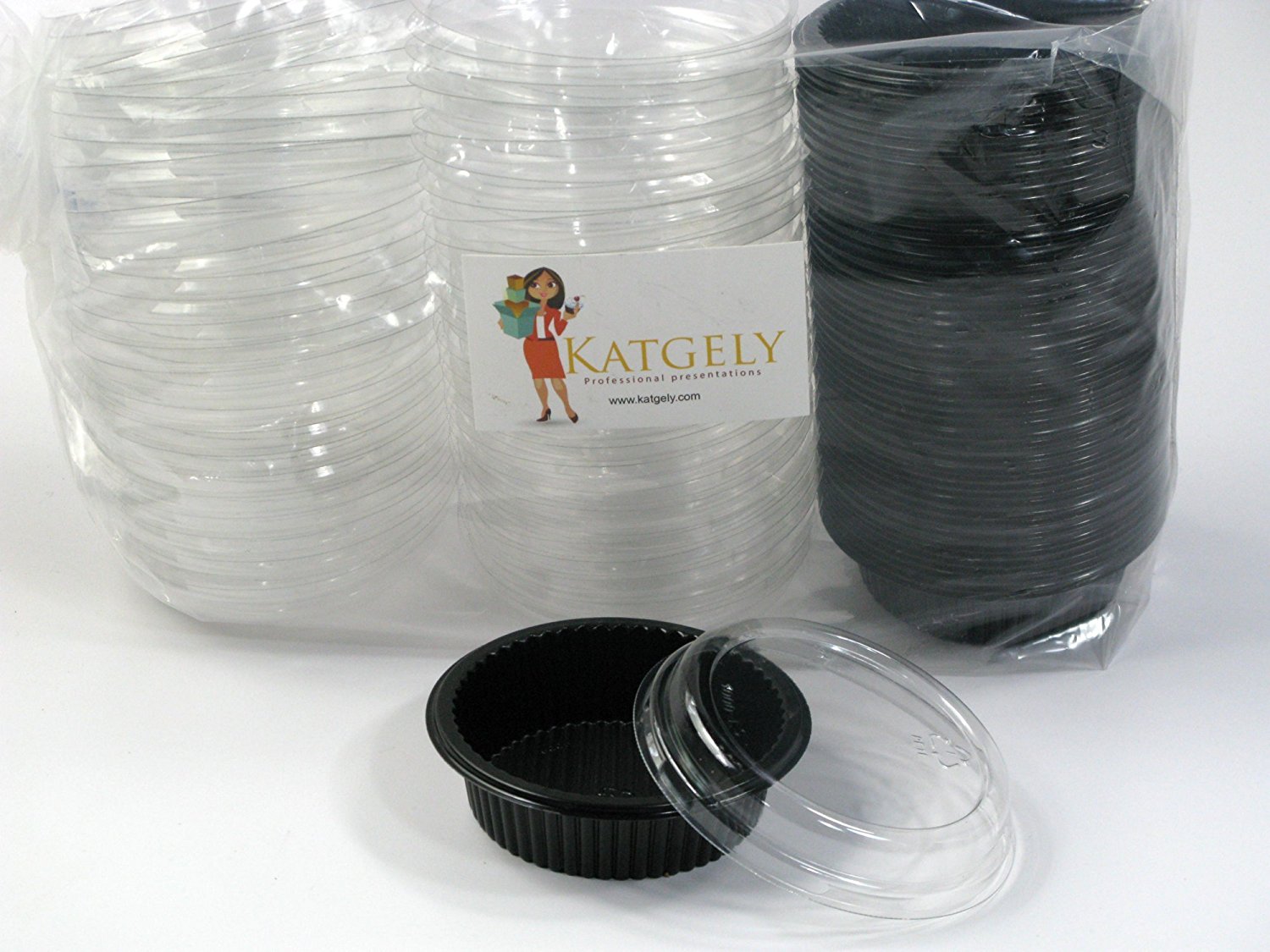 Katgely 4 Oz Ovenable Baking Mold with Lid for Crème Brulee or Mini ...