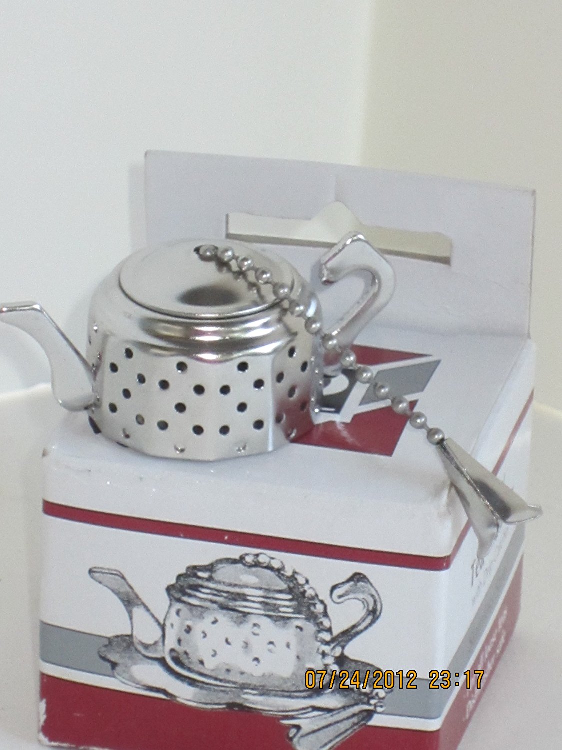 R & M International 4621 Teapot Shaped Tea Infuser Ball free image download