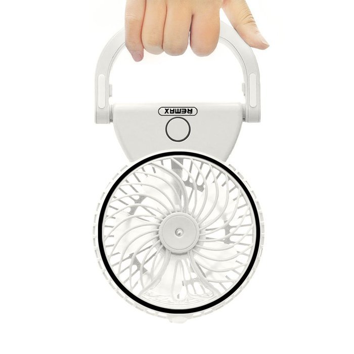 REMAX USB Fan Battery Rechargeable 2200mAh 18650 Mini Electric Fan 4.5h ...