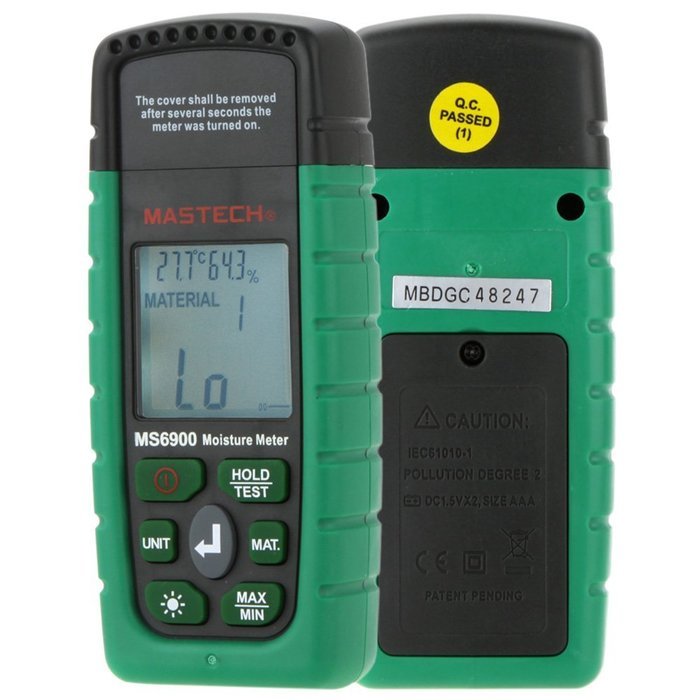KKmoon Mastech MS6900 Professional Mini Digital Moisture Meter Wood ...
