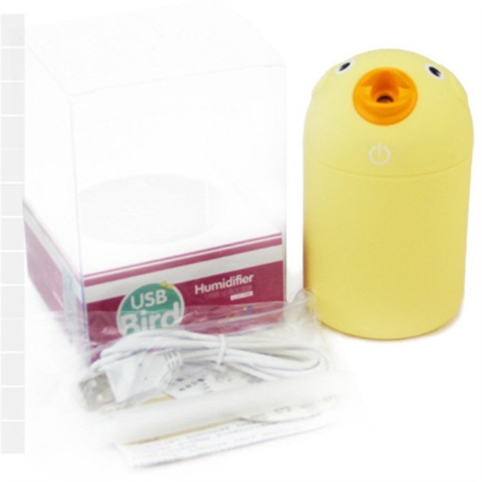 CCOBY Portable USB Powered Ultrasonic Humidifier, Cute Bird Shape 180ml ...