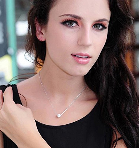 New Silver Plated Good Luck Wish Beads Pendant Chain Necklace Women ...