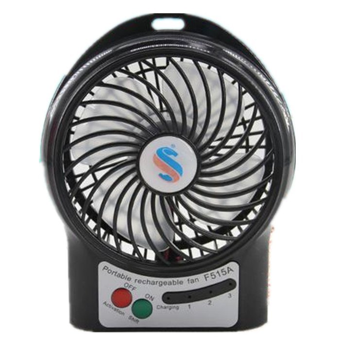 Vivian Portable Fan USB Mini Desktop Desk Table Electric Rechargeable ...