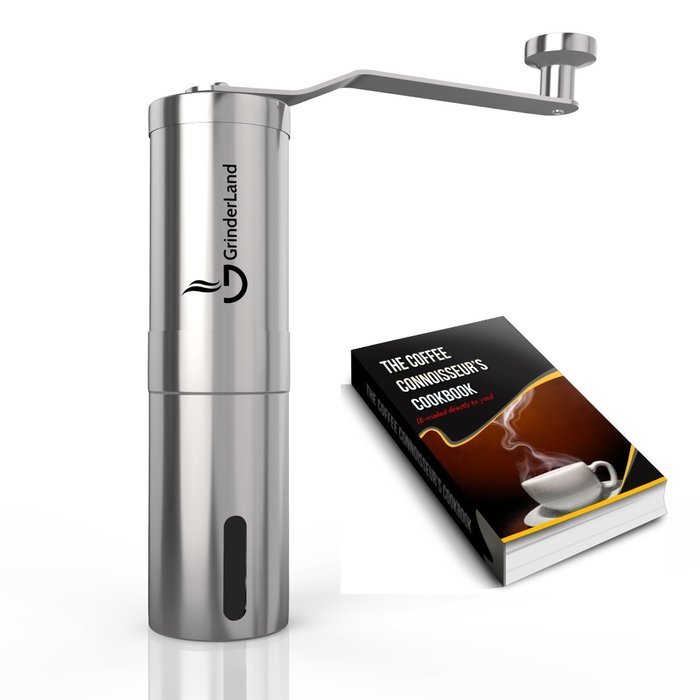 Hand Coffee Grinder with Adjustable Conical Ceramic Burrs | Premium ...