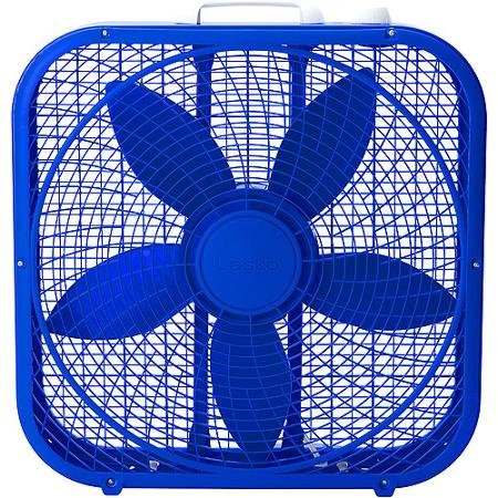 Be Cool with Lasko Cool Colors 20" Box Fan, Royal Blue free image download