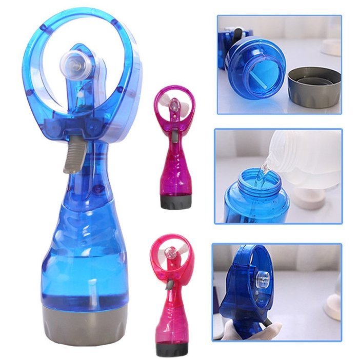 Wrisky Portable Fashion Mini Water Spray Cooling Fan Mist Sport Beach ...