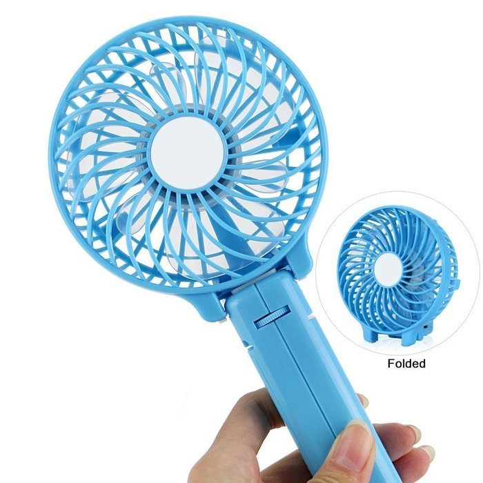 TANGMI Portable USB Handheld Fan Mini Battery Foldable Fan Best for ...