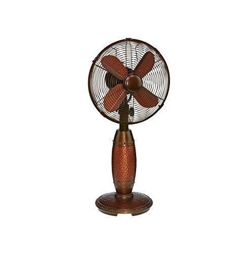 Deco Breeze DOH2944 Table Fan, 10-Inch, Hammered Copper free image download