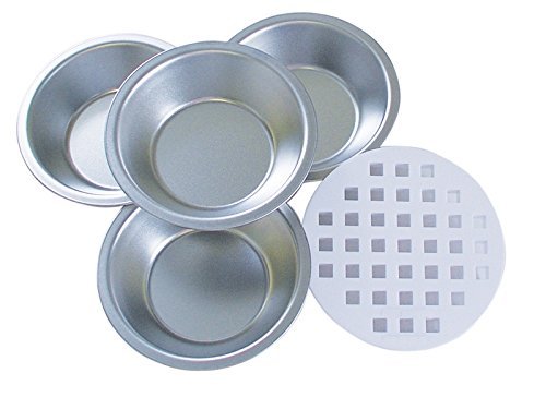 R & M 2732 Mini Pie Pans with Decorative Top, Lattice, Set of 4 free ...